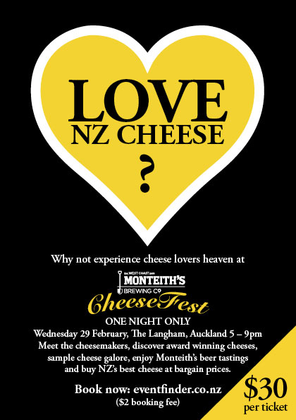 Monteith's CheeseFest Flyer - Recipes For Food Lovers Including Cooking ...